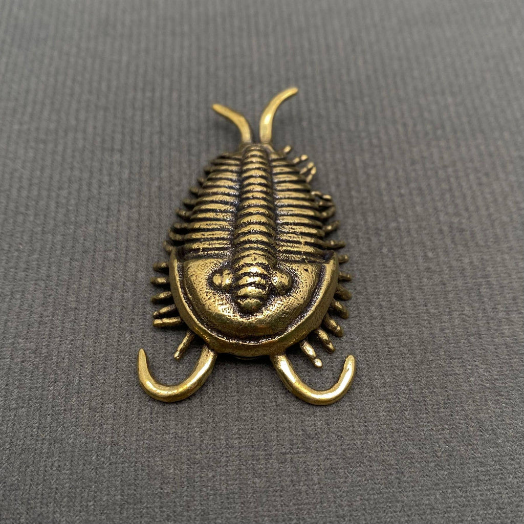 Vintage Brass Trilobite Desktop Figurine – Indie South