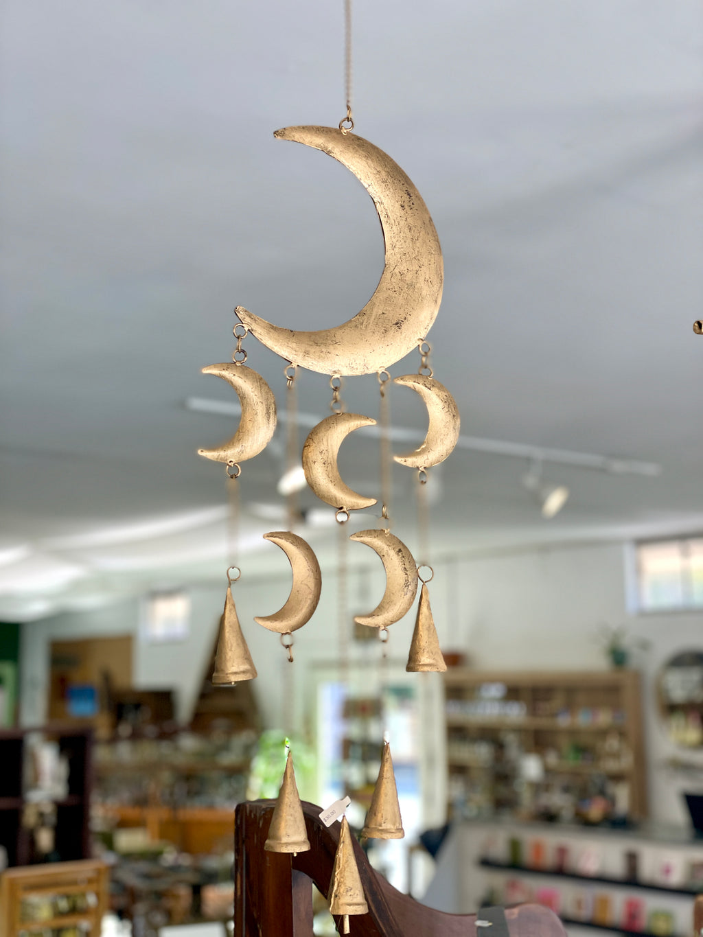 Many Moons Bohemian Crescent Moon Chime – Indie South