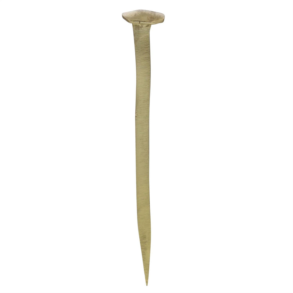 Large Brass Plated Forged Nail – Indie South